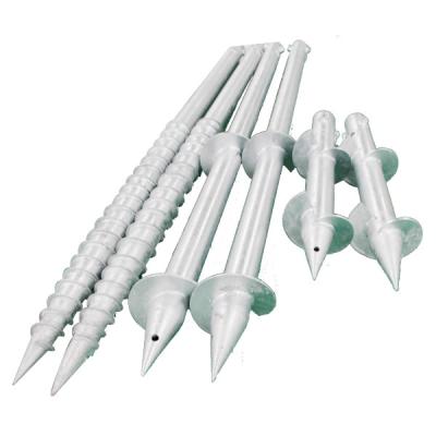 China Ground anchor helical screw piles for sale