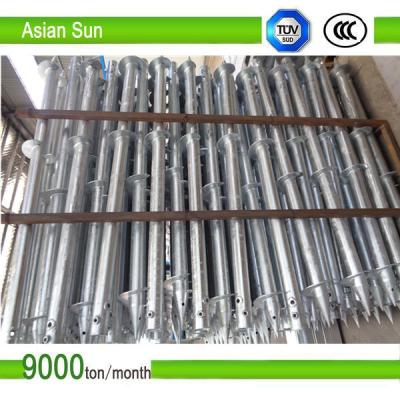 China Ground anchor screw piles for sale
