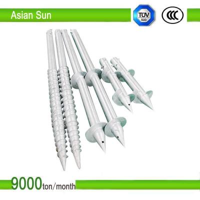 China helical screw piles for solar system for sale