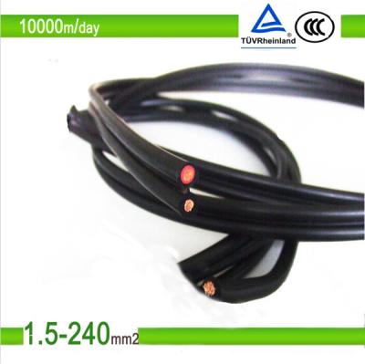 China 1.5mm2/10mm2 black color pv solar photovoltaic cable for sale