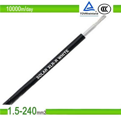 China 1.5mm2/10mm2 black color single core pv solar photovoltaic cable for sale