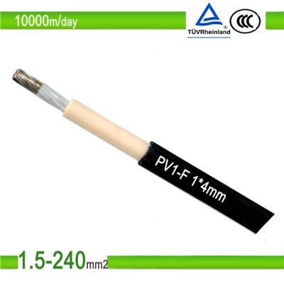 China 1.5mm2/10mm2 red color double cores pv solar photovoltaic cable for sale