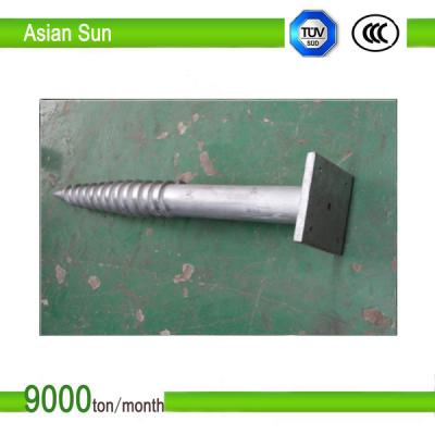 China Galvanized Steel Ground Screw for solar mounting system for sale