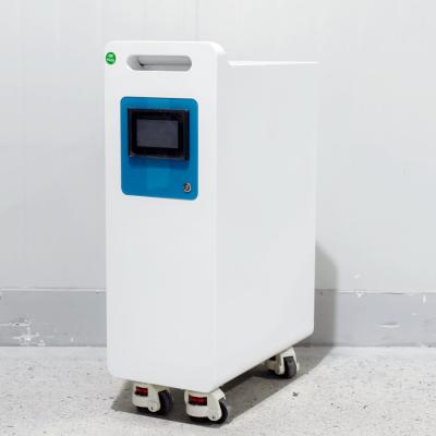 China OEM ODM Outdoor Lithium Iron Phosphate Battery Cabinet 4 Wheels 48v 200ah for sale