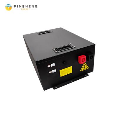China PINSHENG 48V 72V 96V 100Ah 200Ah 300AH Lifepo4 Lithium Ion Battery Pack voor Golfkar en Vorklift Te koop
