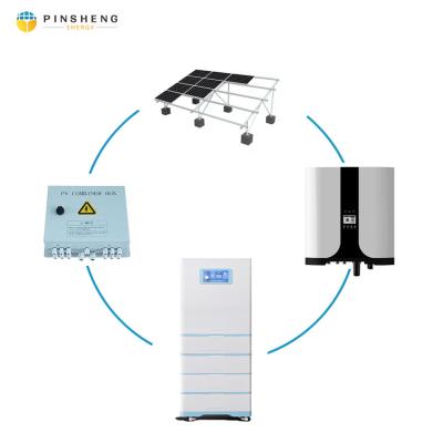 China PINSHENG Solar ACDC Hybrid Air Conditioner 9000 12000 18000 24000BTU Solar Powered Air Conditioner DC Off Grid Solar Air Conditioner for sale