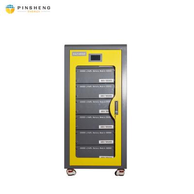 China PINSHENG 100kWh 215kWh Lithium Battery Power Storage Energy Container System with 51.2V System Voltage for Factory Use Solar Power Battery System for sale