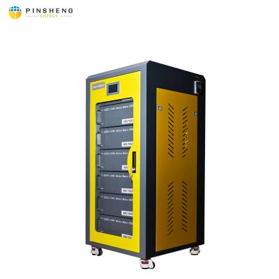 China PINSHENG 100kWh 215kWh Lithium Battery Power Storage Energy Container System with 51.2V System Voltage for Factory Use Solar Power Battery System for sale