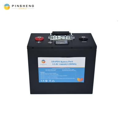 China 12V 100ah Lithium Ion 12.8V 100Ah LifePO4 Energy Storage Battery Pack For Solar for sale