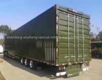 China 3 Axles Side Wing Open Wing Van Semi Trailer Customizable for Customer's Request for sale
