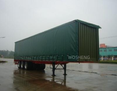 Cina Semi-remorco in acciaio da 40 tonnellate con telone in PVC personalizzabile e persiane a rulli in vendita