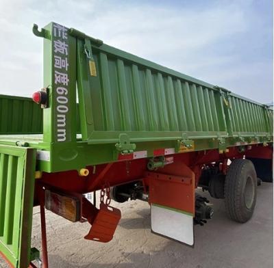 Cina Semirimorchio 3 assi 40 tonnellate 60 tonnellate di caduta parete laterale parete laterale rimorchio camion di trasporto merci in vendita