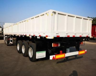 Cina Semirimorchio 3 assi 40 tonnellate 60 tonnellate di caduta parete laterale parete laterale rimorchio camion di trasporto merci in vendita