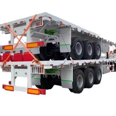 Cina 3pc asse aria tamburo freno contenitore di trasferimento letto piatto semirimorchio con materiale durevole in vendita