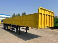 China Multipurpose Function 3 Axles Semi-Trailer for Bulk Cargo Steel Side Wall Trailer for sale