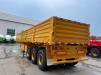 China Multipurpose Function 3 Axles Semi-Trailer for Bulk Cargo Steel Side Wall Trailer for sale