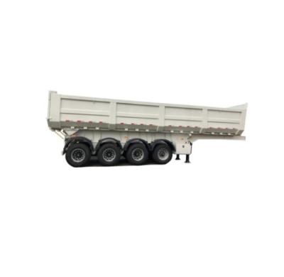 中国 13/16 トン 二重線式ブレーキシステム 石炭鉱山輸送用 後部ダンプ半トレーラー 販売のため