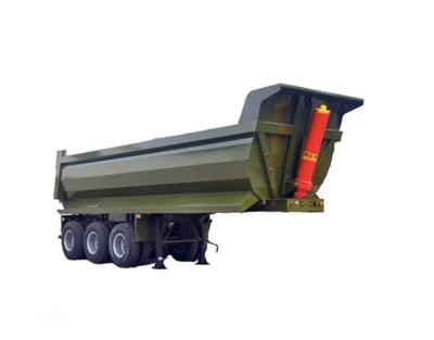 中国 トラックトレーラー 3/4 アクセル 60-100 トン 重荷着陸車 28t のダンプトレーラー 販売のため