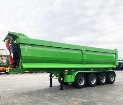 China 45Cbm 60Ton Dump Truck Trailers Rear Dump Trailer for Sand Stone Grain Transporting for sale