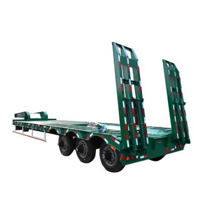 China Customizable 3/4-Axles Low Bed Semi Trailer 13-18m with Q345B / T700 Steel Main Beam for sale