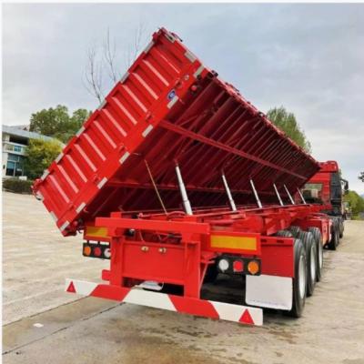 China High Loading Capacity Side Dump Trailer Truck Trailer for Heavy Duty Transportation for sale