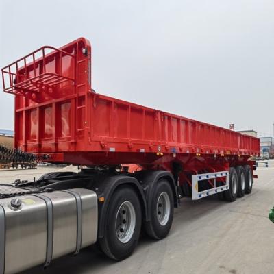 China High Loading Capacity Side Dump Trailer Truck Trailer for Heavy Duty Transportation for sale