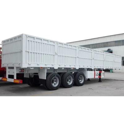 中国 鉄鋼材料 40トンの卸荷物輸送用 三軸半トレーラー 12400X2500X3650mm 販売のため