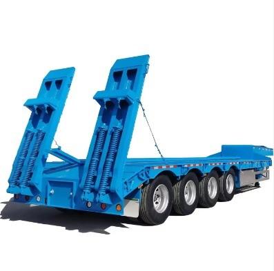 中国 カスタマイズされた12R22.5タイヤ 3/4軸低床半トレーラー 販売のため
