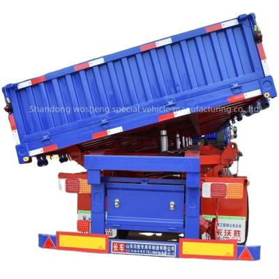 China Elevador hidráulico de três eixos, deslizador lateral, deslizador lateral, semi-reboque para caminhões à venda