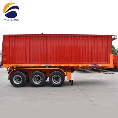 China Truck Trailer Heavy Duty U-Shaped End Tipper Dump Semi Tipping Trucks voor bulk cargo Te koop