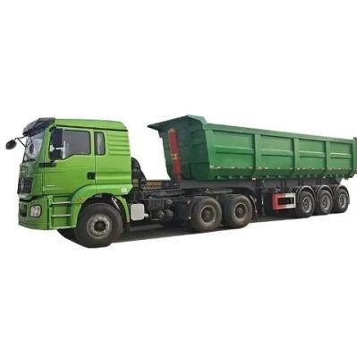 中国 鉄製の半トレーラー 重荷用 45 CBM ターパートレーラー U 形 販売のため