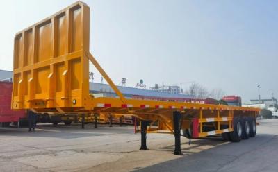 Cina 3 assi 4 assi 12,4m semirimorchio a letto piatto La soluzione perfetta per il trasporto di container in vendita