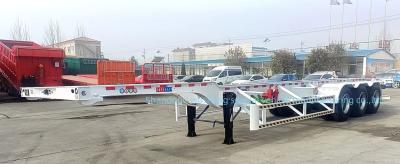 中国 Wosheng 3 アクセル 20FT 40FT コンテナ スケルト コンテナ輸送用半トレーラー 販売のため