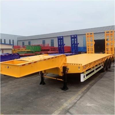 Cina 120 tonnellate di camion pesante di capacità massima lowboy semirimorchio lowbed con pneumatici 12R22.5 in vendita