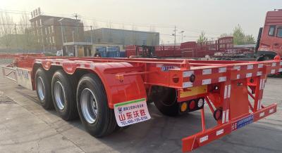 Cina 2 3 4 Semi-remorco a scheletro di acciaio ad asse per il trasporto di container in vendita