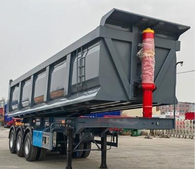 中国 設計 30-100 トン U 型 後部ダンプ半トレーラー 最大重荷 30000 kg 鋼 販売のため
