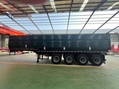 Cina richiesta del cliente semirimorchio a capovolgimento a 4 assi di tipo U con scarico posteriore idraulico in vendita