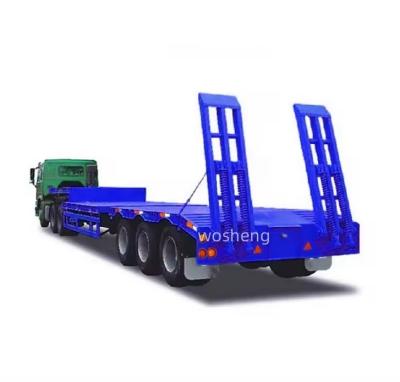 中国 Wosheng 重装備 輸送 3/4/5/6/7軸のローボーイトラック トレーラー 販売のため