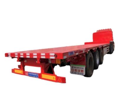 Cina Asse 13 tonnellate*3 Asse 20FT 40FT 45FT Container Chassis Flatbed Semi-Trailer per il mercato in vendita