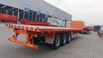 Cina Vendita diretta Semi-remorco a letto piatto personalizzato 2/3 asse 20FT 40FT Contenitore direttamente in vendita