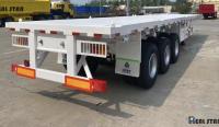 China Customized Color 20ft 40ft 45ft Container Flatbed Trailer with High Load Capacity for sale