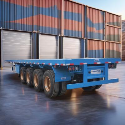 Cina Soluzione per il trasporto: semirimorchio a tre assi e quattro assi con carico massimo di 50000 kg in vendita