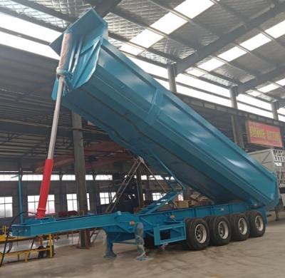 China Reboque traseiro hidráulico de elevação de descarga de carga 40-80 toneladas para transporte de minas de carvão de areia à venda
