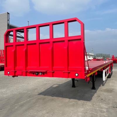 China Gewicht 7,0 ton 3 assen 40-120 ton Vermogen platgelegen halfrol met draaivergrendeling Te koop