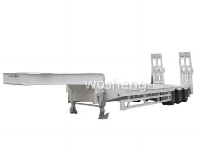 中国 セミトレーラー 重用低床セミトレーラー 3/4軸とタレ重量40-100TON 販売のため