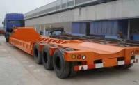 China Nice Low Flatbed Semi-Trailer Extendable Low Bed Trailer Vehicle Master Semi-Trailer for sale