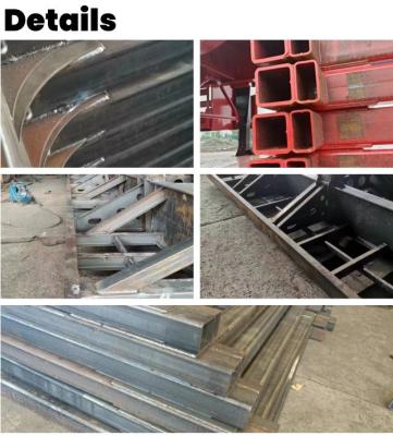 Cina Sistema di frenatura a doppia linea 80 tonnellate carrozzina a capocapo legno semirimorchio a piattaforma per carico sfuso in vendita
