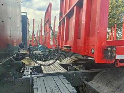Cina Trasporto di tronchi e armature con i nostri 3 assi di legno piatto semirotorino King Pin Opzioni in vendita