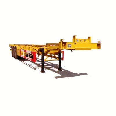 China 12400x2500x1550mm Skeleton Chassis Container Trailer for Transporting 40ft Containers for sale