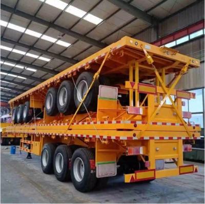 Cina Container trailer da 40 piedi con 3 assi e dimensioni di 12400x2610x1550 mm in vendita